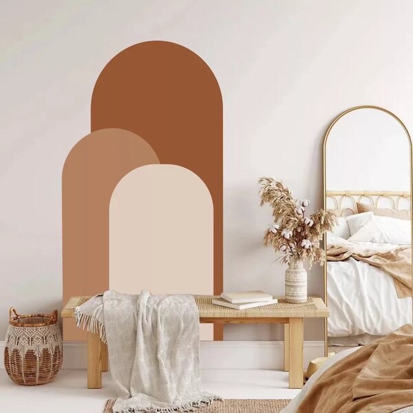 Abstract Boho Arch Wall Stickers and Decals - Etsy