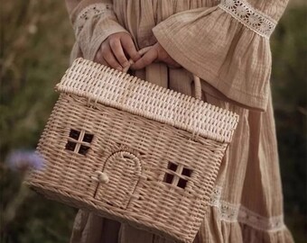 House Shaped Basket - Etsy