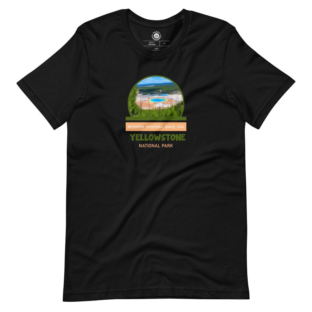 Yellowstone “rep the State” Shirt - Yellowstone National Park Shirt - Etsy