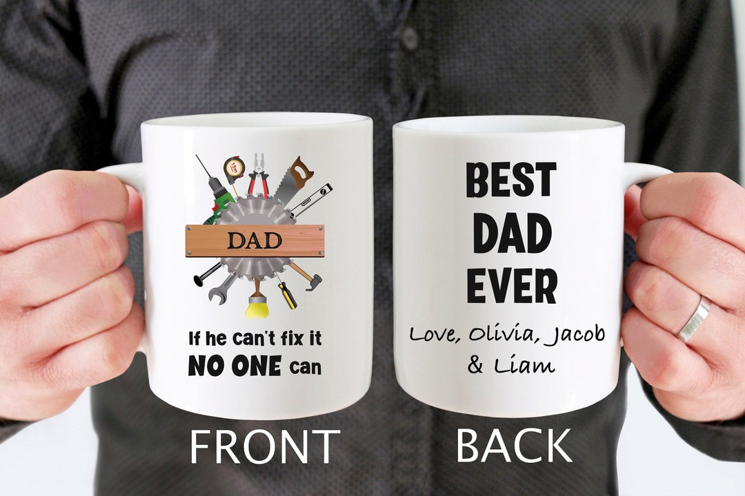 If Dad Can't Fix It Mug/personalized Dad Mug/best Dad Ever/gift for Dad ...