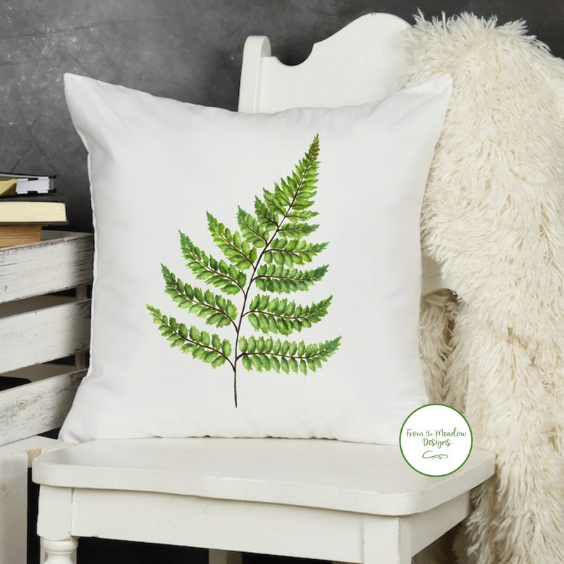 Fern Pillow - Etsy