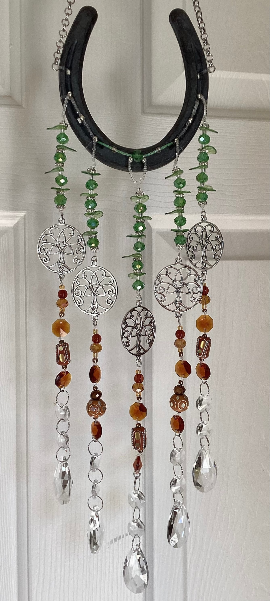 Horseshoe Suncatcher - Tree of Life - Etsy