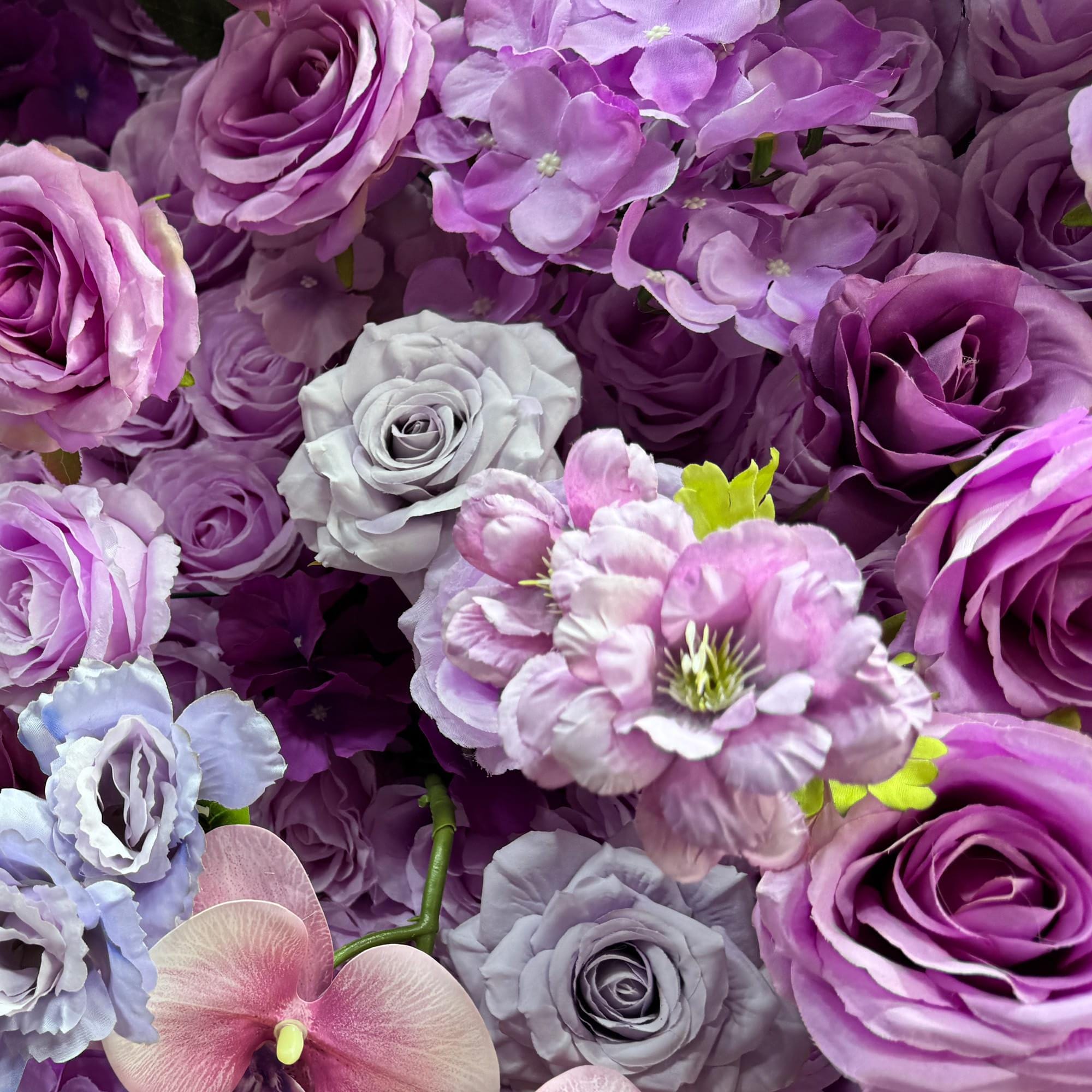 Purple Rose Flower Wall Backdrop: Event Photography Decor - Etsy