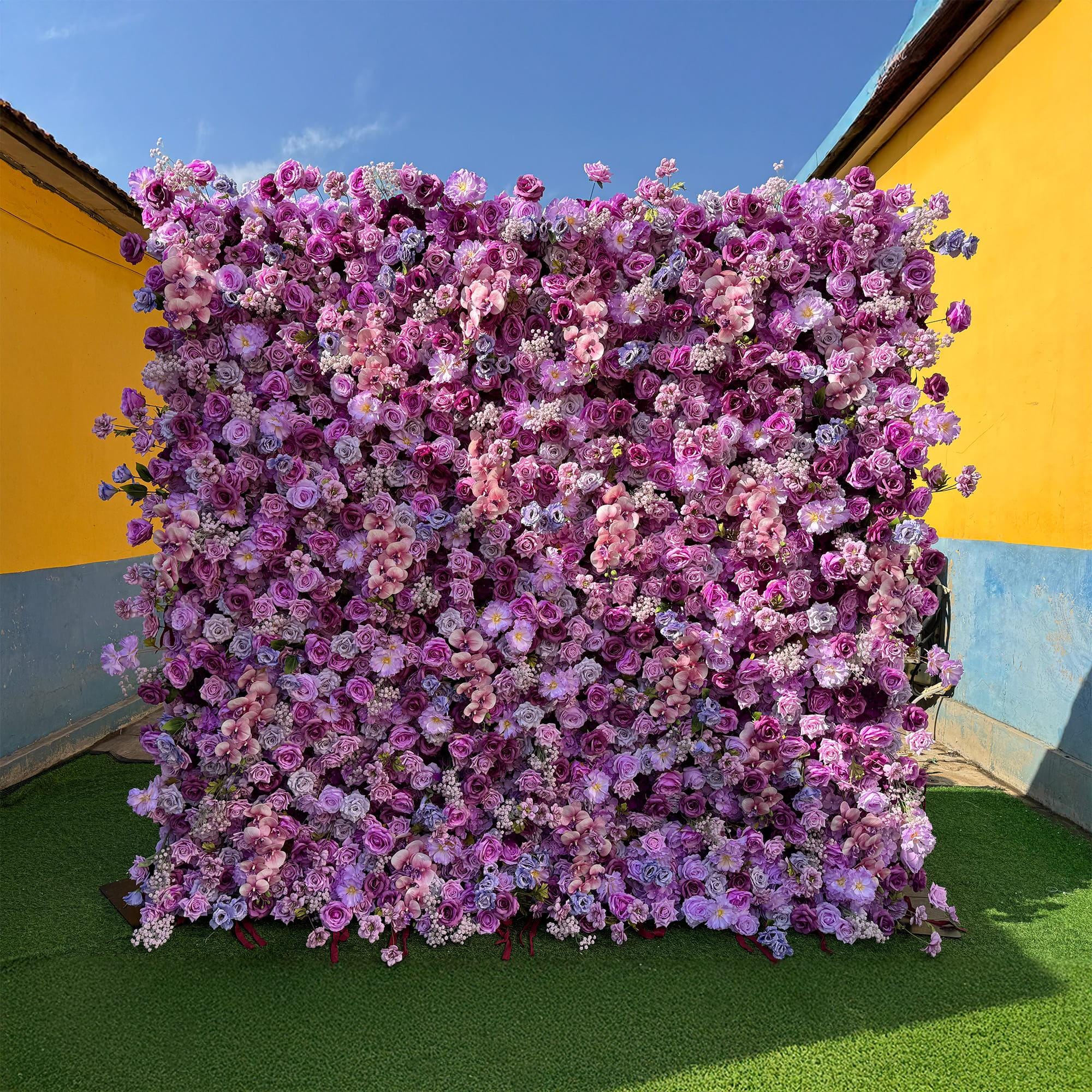 Purple Rose Flower Wall Backdrop: Event Photography Decor - Etsy
