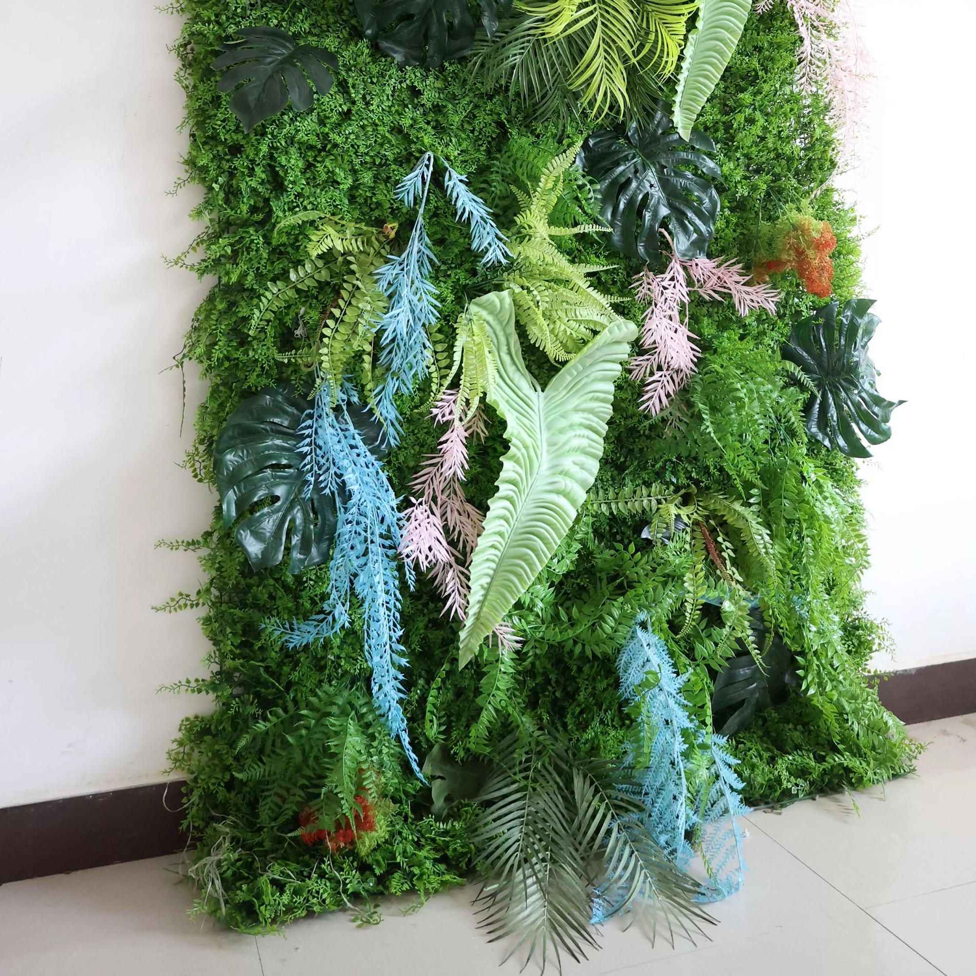 Tropical Greenery Wall Backdrop: Lush Jungle Decor With Fern Accents - Etsy