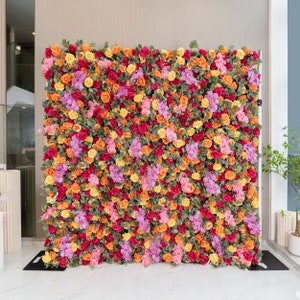 Autumn Yard Flower Wall Backdrop - Vibrant Fall Colors for Weddings ...