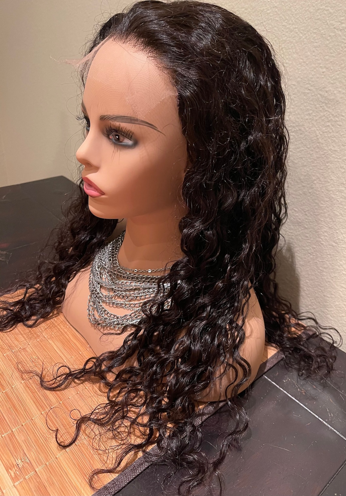 HD 5x5 Closure Wig Virgin Hair Natural Wavy 14 24 Inches - Etsy