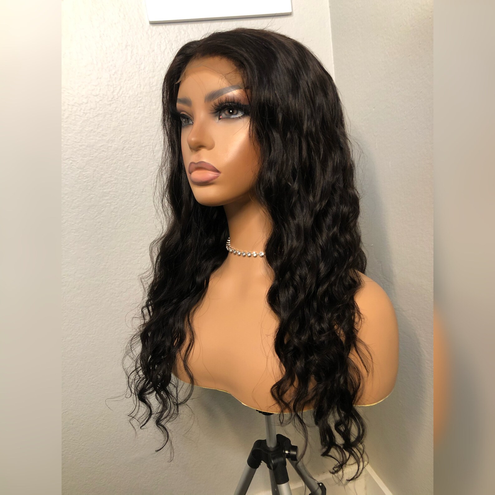 HD 5x5 Closure Wig Virgin Hair Natural Wavy 14 24 Inches - Etsy
