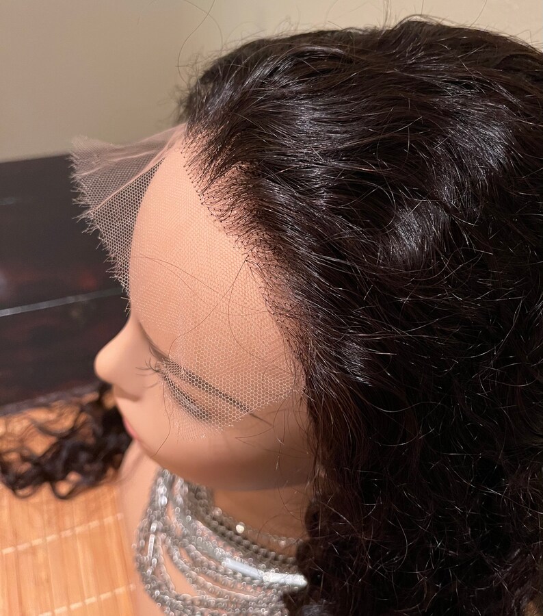 HD 5x5 Closure Wig Virgin Hair Natural Wavy 14 24 Inches - Etsy