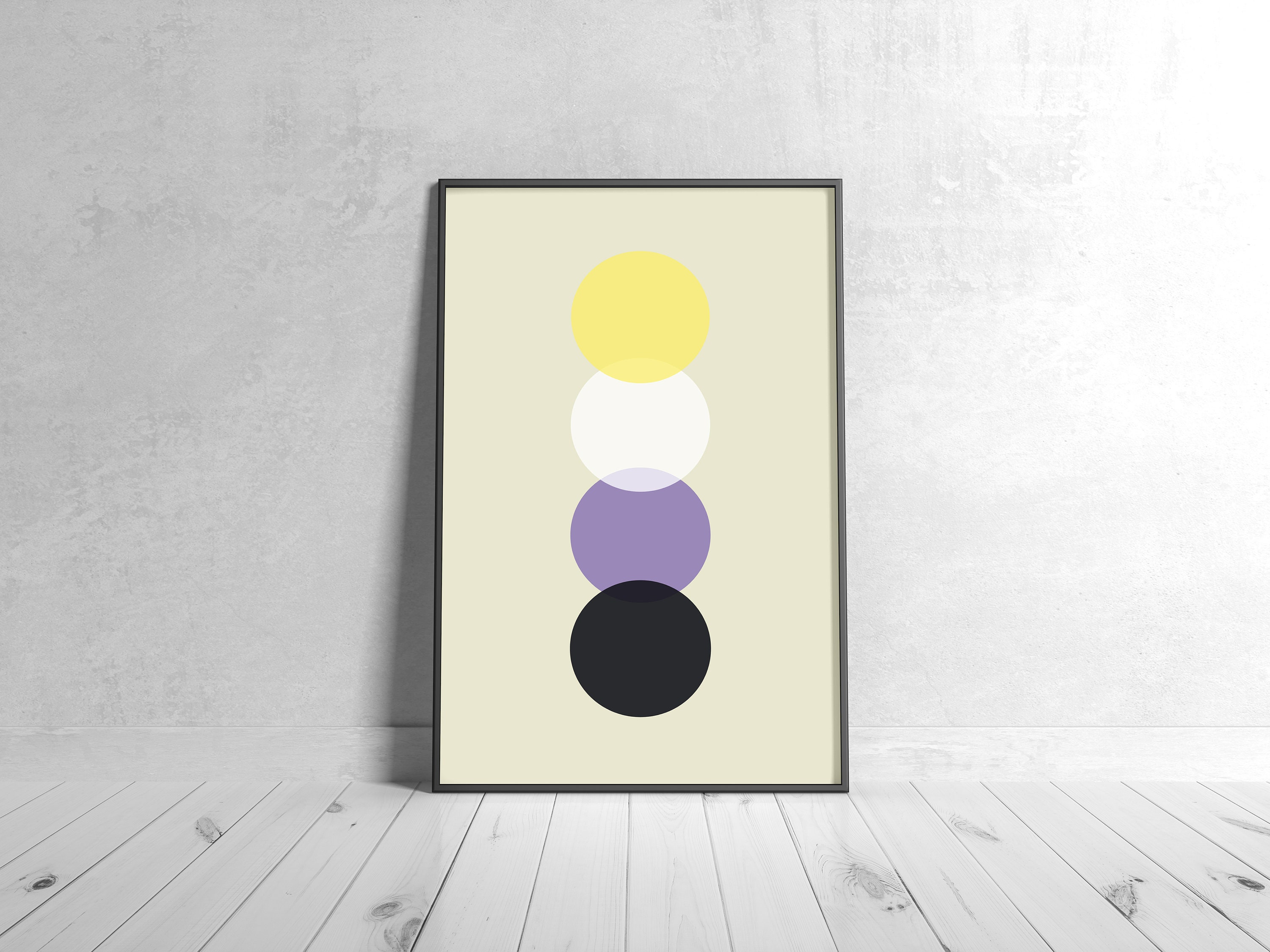 Non Binary Pride Non Binary Flag Non Binary Modern Art - Etsy UK