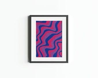 Abstract Bisexual Art - Etsy