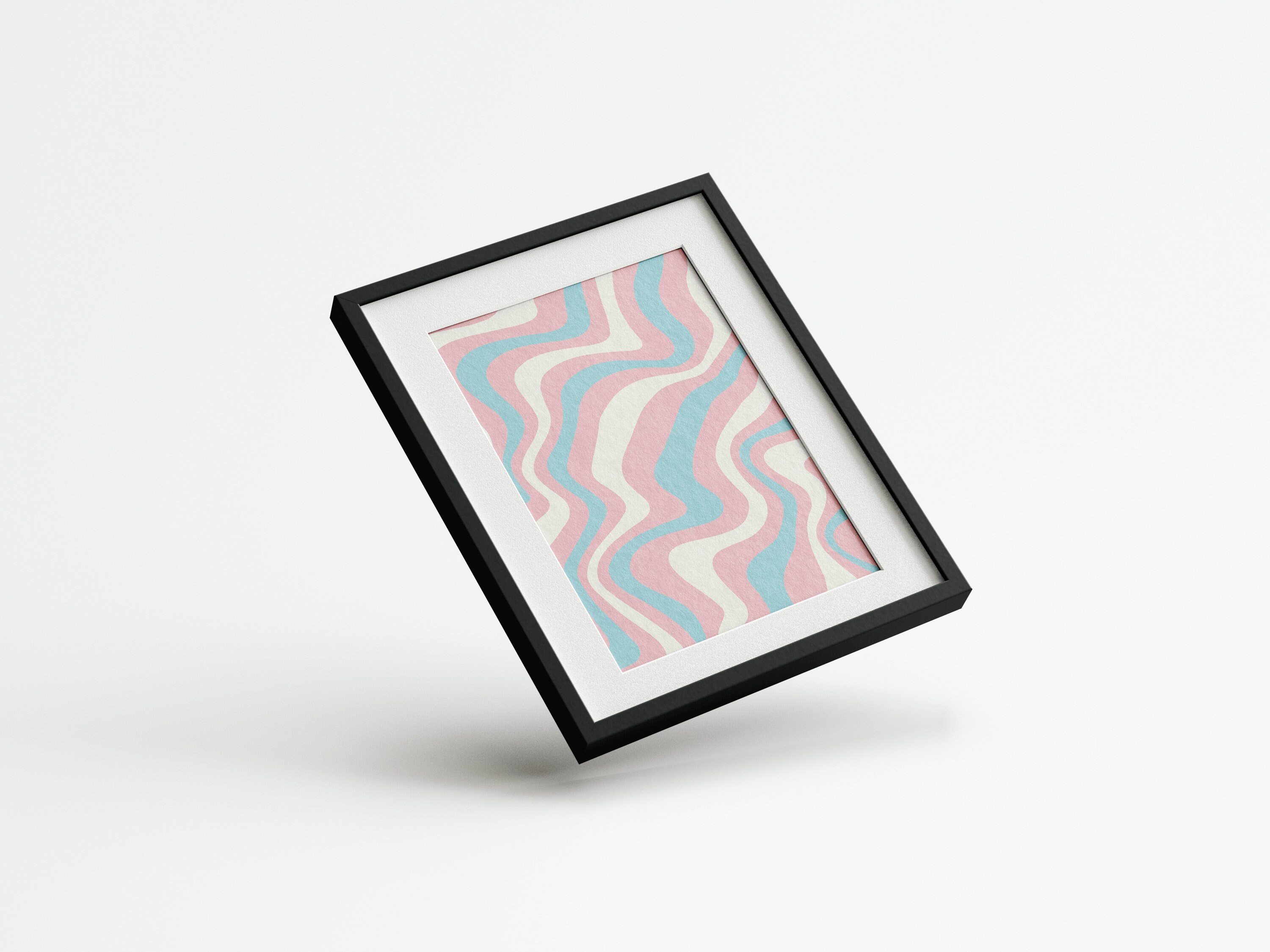 Abstract Transgender Trans Flag Modern Art Print LGBTQ Pride - Etsy