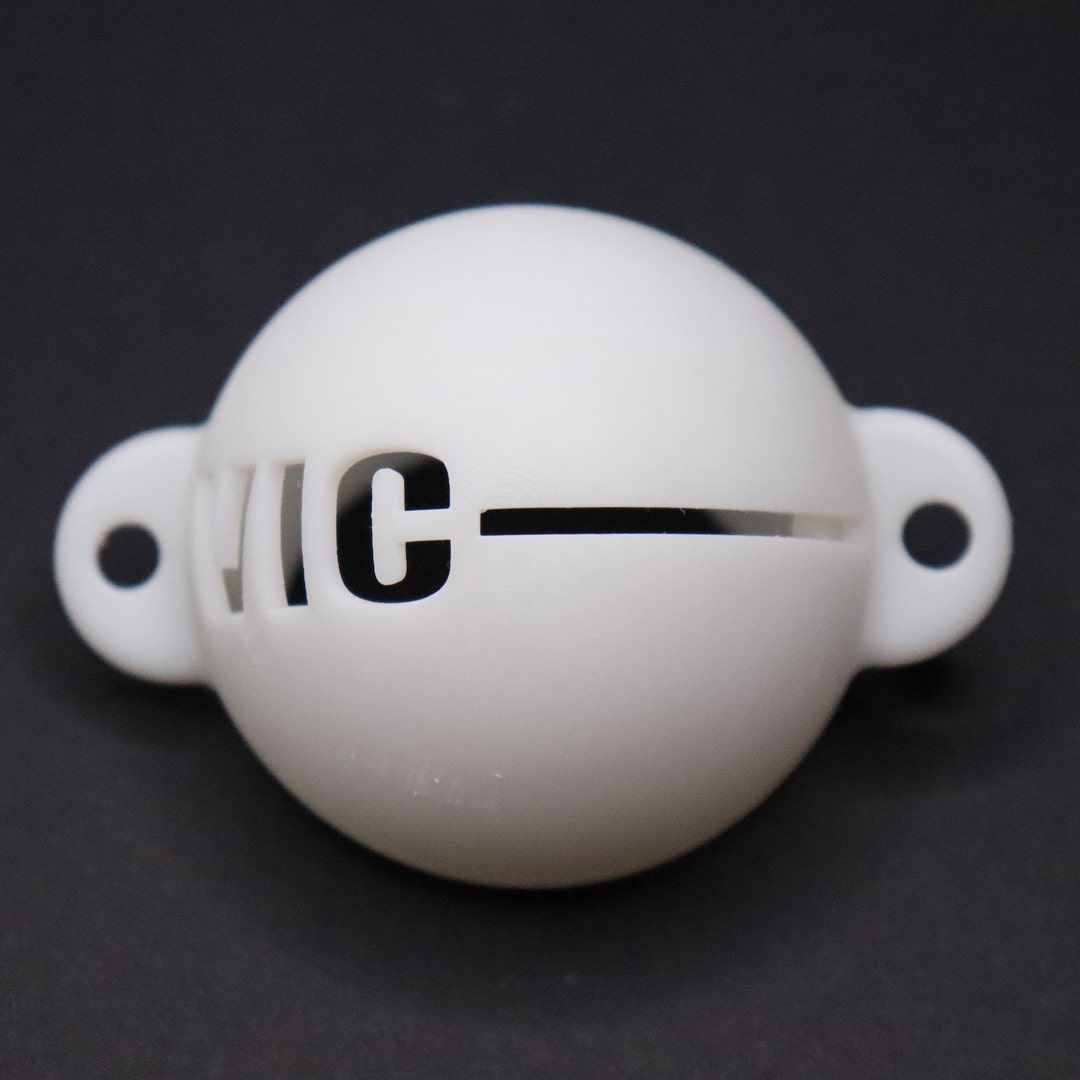 Custom Text Golf Ball Marker Stencil | Personalized Golf Ball Marker ...