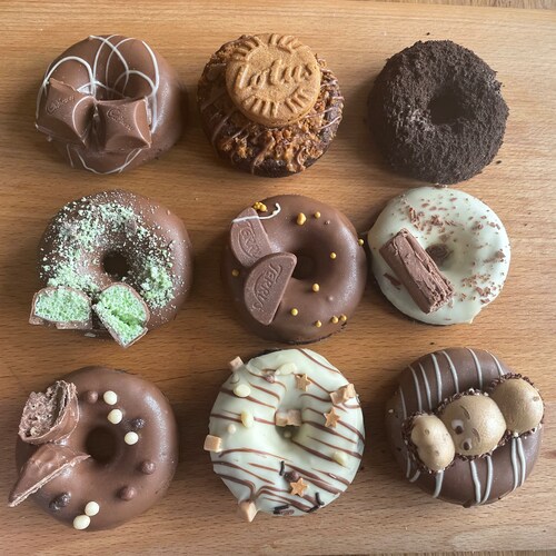 Postal Bronuts. Brownie Rings . Can Be Personalised - Etsy