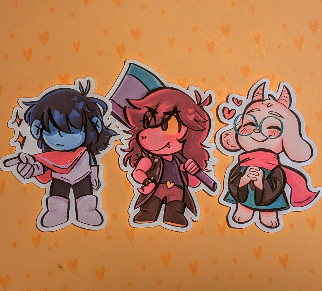 Deltarune Fun Gang Stickers ! - Etsy