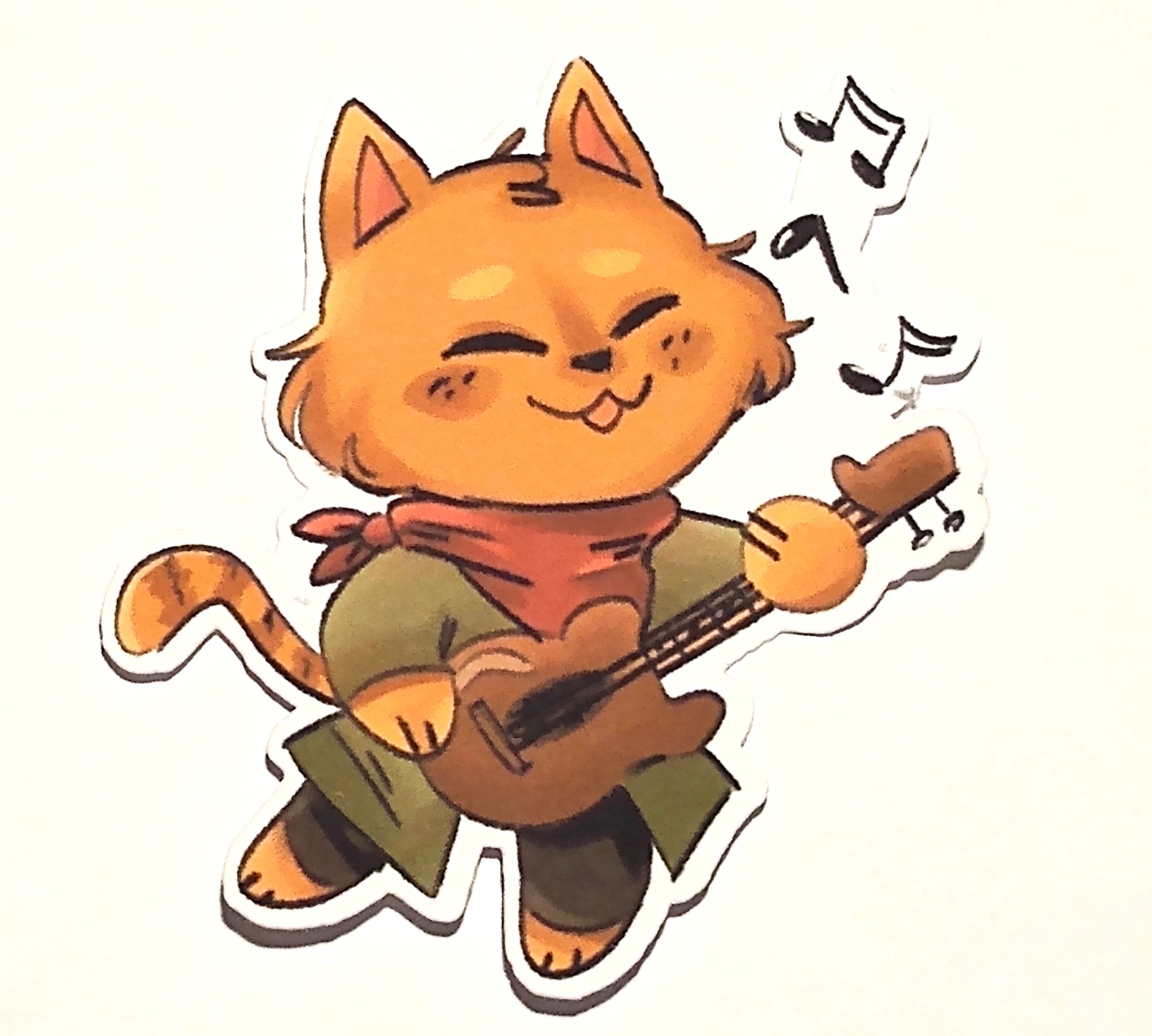 DND Kitty Stickers TTRPG Cat Set - Etsy