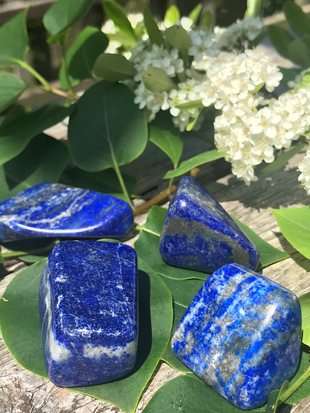Lapis Lazuli Large Tumblestone Lapis Lazuli Blue and Gold Lapis Lazuli ...