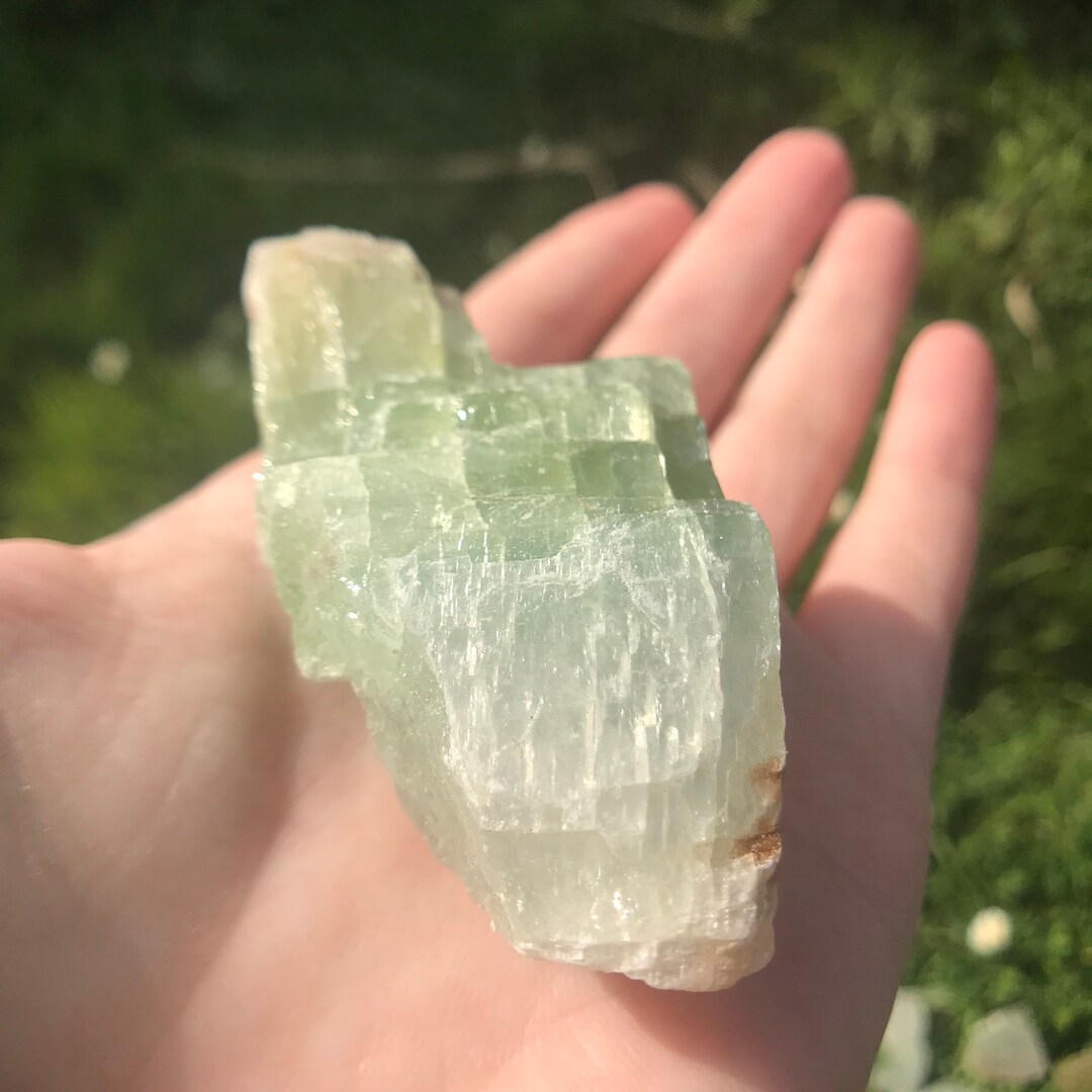 Green Calcite From Mexico Natural Green Calcite Raw Rough Green Calcite ...