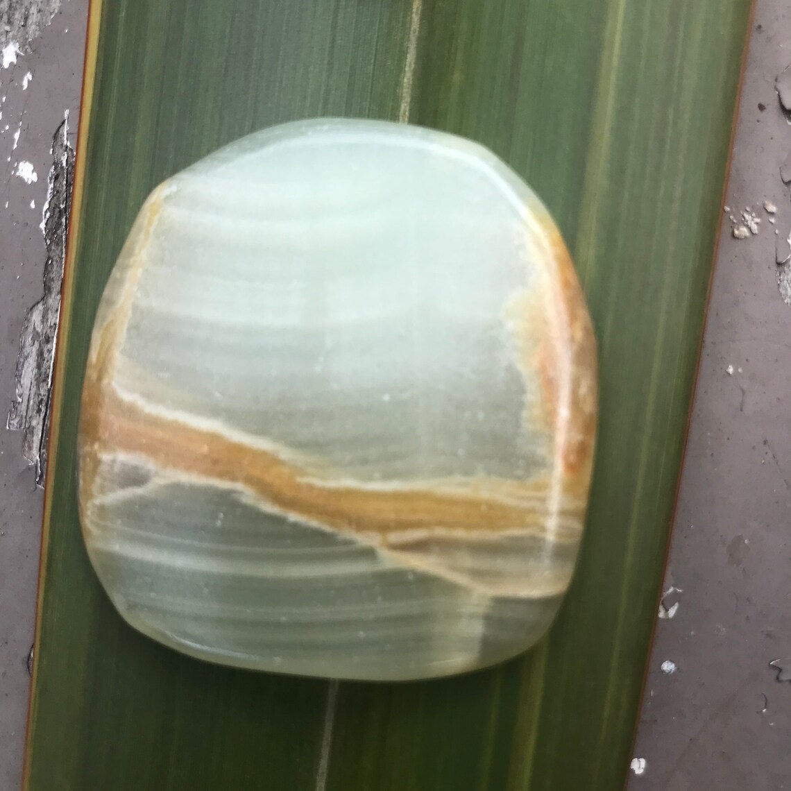 Mexican Green Calcite Flat Stone Green Free form Mexican - Etsy España