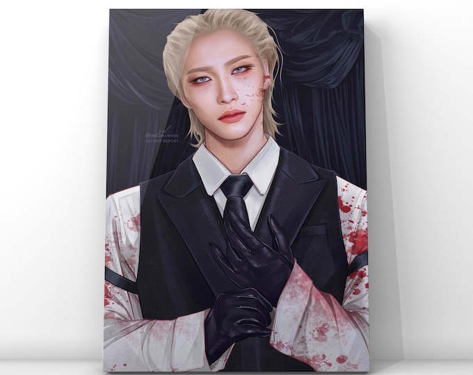 Vampire Seonghwa - Park Seonghwa of Ateez Fanart Kpop Fanart Digital ...