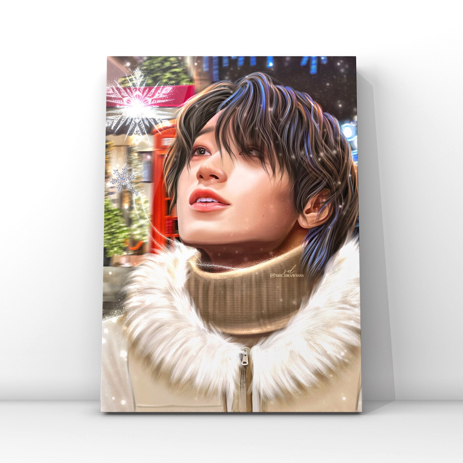 Frosteez San Choi San of Ateez Fanart Kpop Fanart Digital Art - Etsy