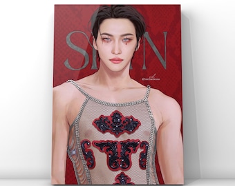 Vampire Seonghwa - Park Seonghwa of Ateez Fanart Kpop Fanart Digital ...