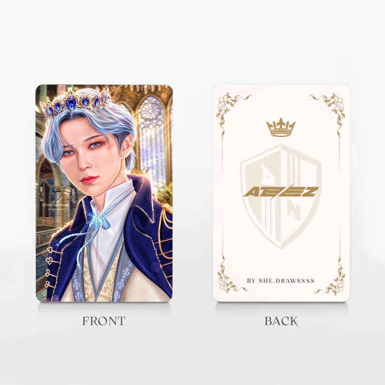 Ateez Royal Photo Cards Ateez Fanart Kpop Fanart Digital Art - Etsy