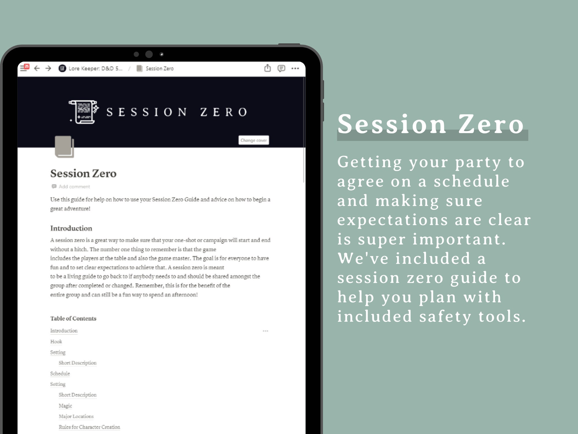 Lore Keeper 5e Notion Template Dnd Notion Template D &D - Etsy UK