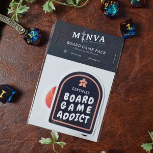 Board Game Sticker Pack, Meeple, Gift for Board Game Lover - Etsy