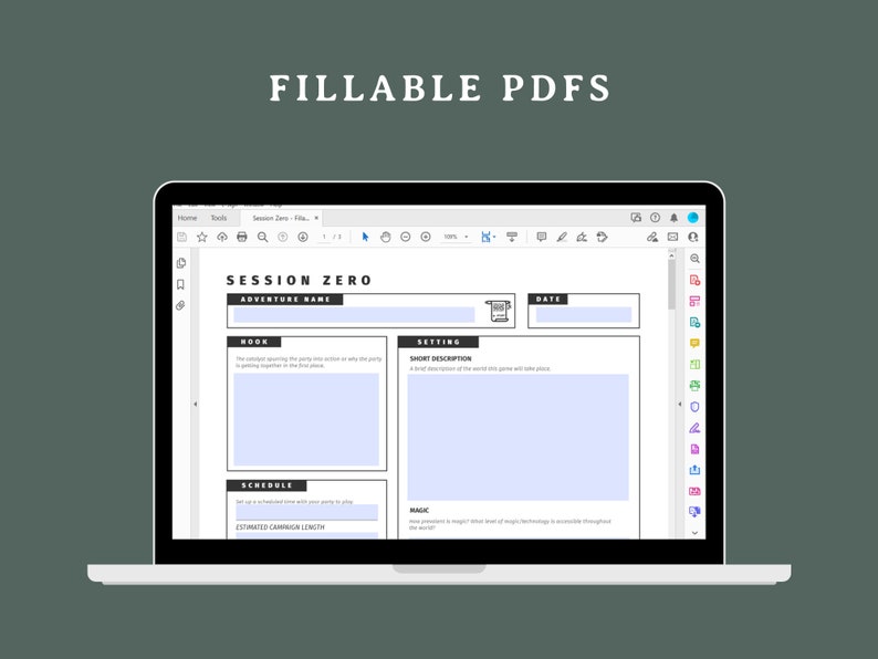D&D Session Zero Guide Dungeons and Dragons Dnd Gifts - Etsy