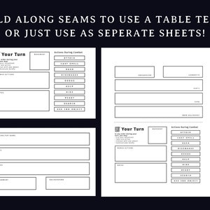 D&D Player Turn Guide | Cheat Sheet | Dungeons and Dragons,ttrpg, Dnd ...