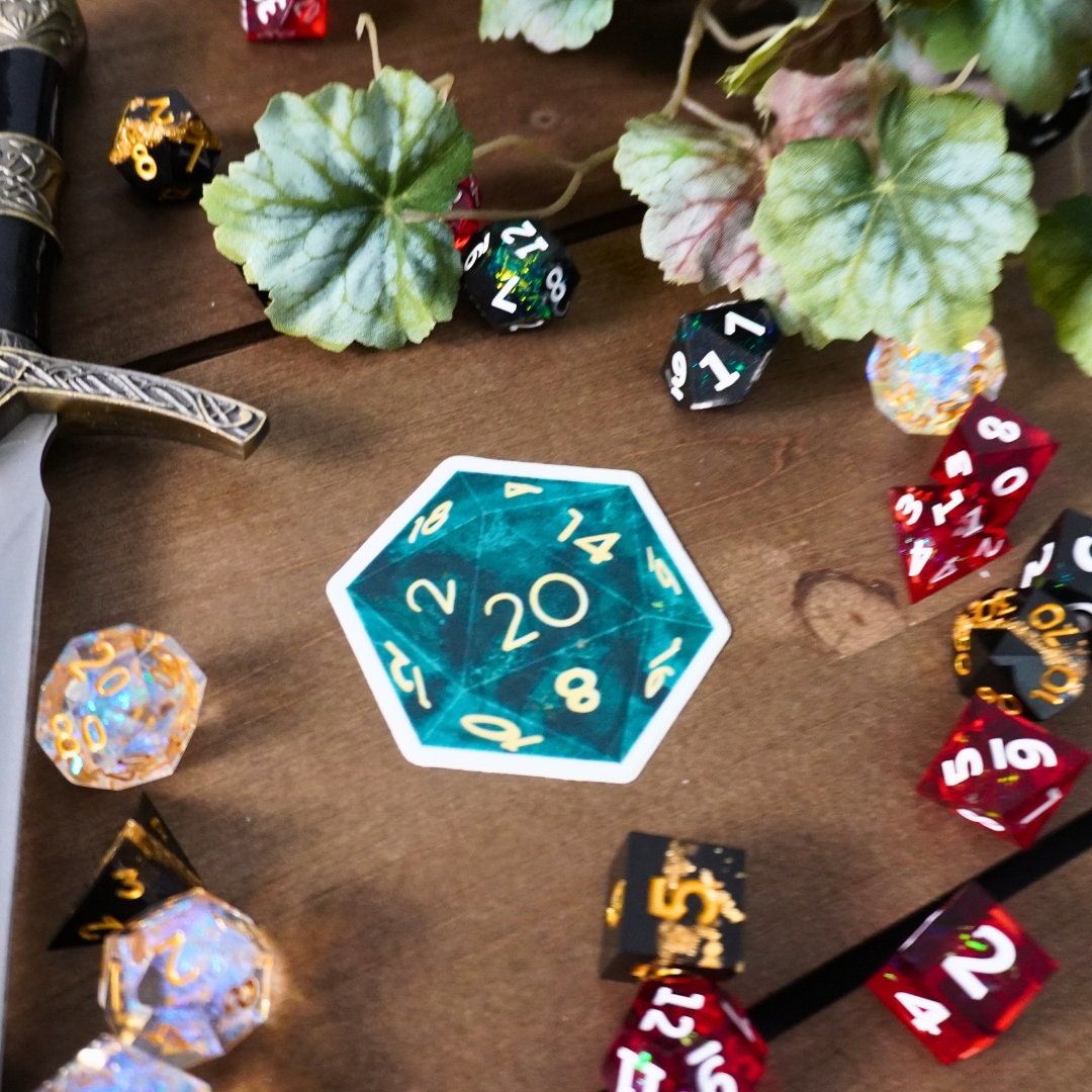 D20 Sticker | Dungeons and Dragons | Dnd Stickers | Dnd Gifts | Ttrpg ...
