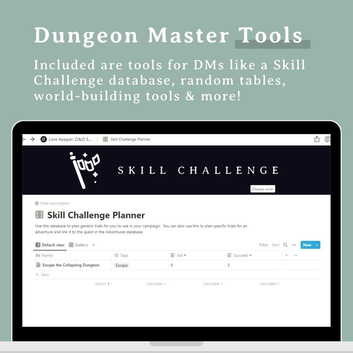 Lore Keeper 5e Notion Template: Dnd Campaign Planner (digital Download ...