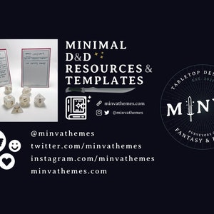 Minimal Dnd Character Sheet - Etsy