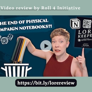 Lore Keeper 5e Notion Template Dnd Notion Template D&D Dungeons and ...