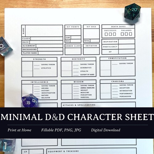 D&D Megabundle Dungeons and Dragons Dnd Character Sheet - Etsy