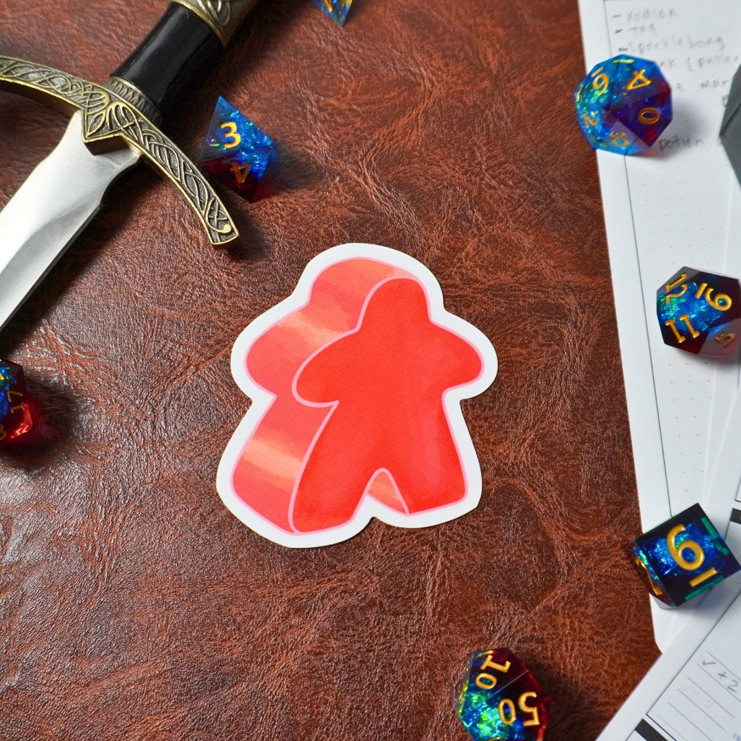 Meeple Sticker, Board Game Sticker, Board Game Geek - Etsy