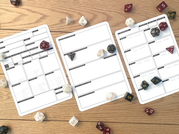 Minimal DND Session Notes Dungeons and Dragons D&D Dnd - Etsy Canada