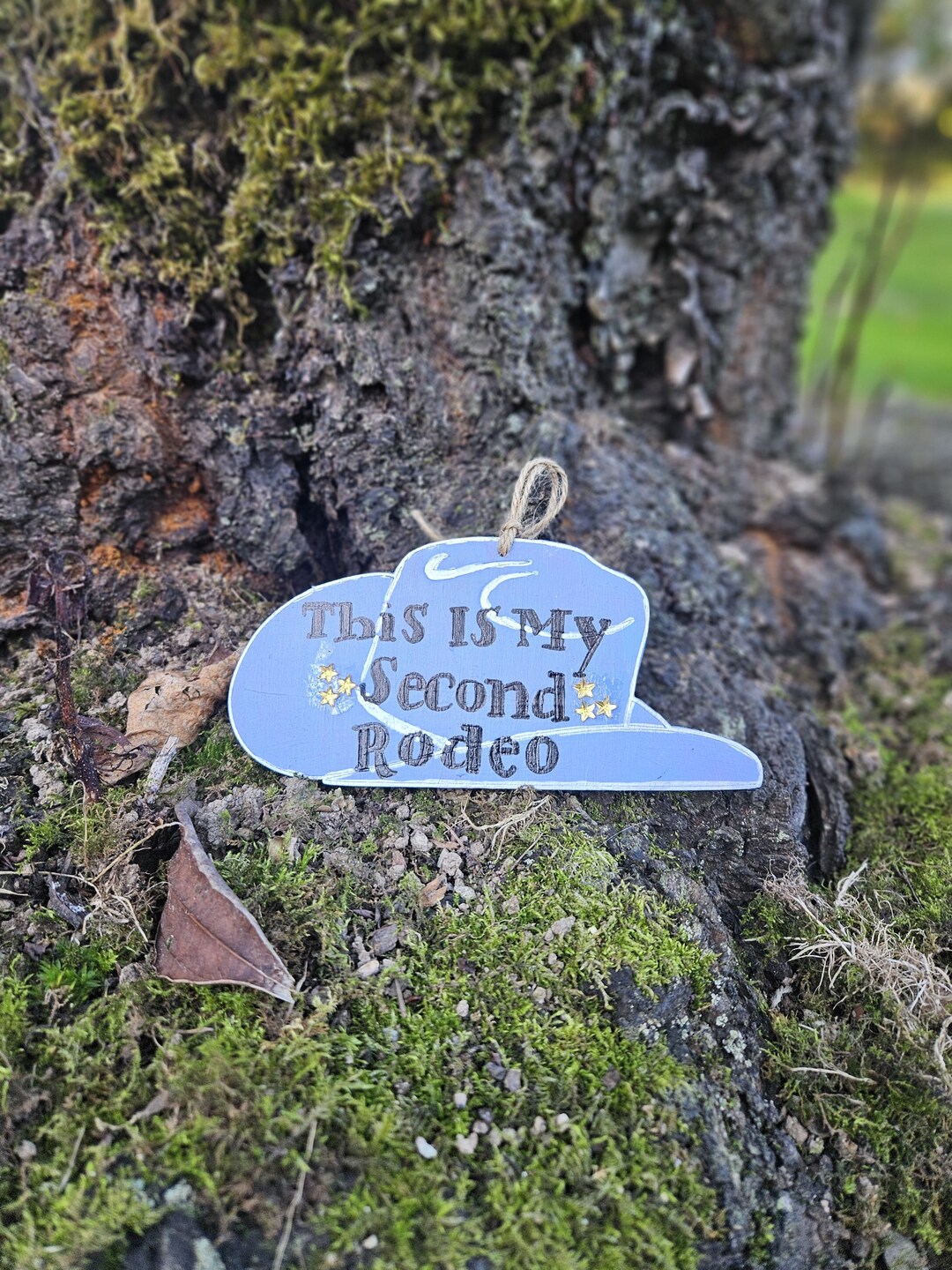 This is My Second Rodeo Wood Burned Cowboy Hat Sign, Pyrography, Cowboy ...