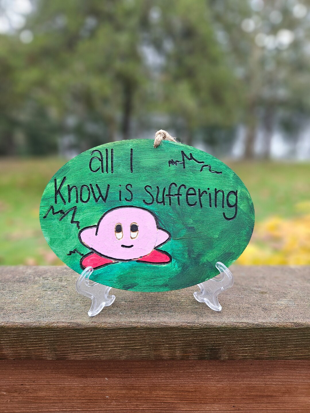 All I Know is Suffering Wood Burned Sign, Pyrography, Video Game ...