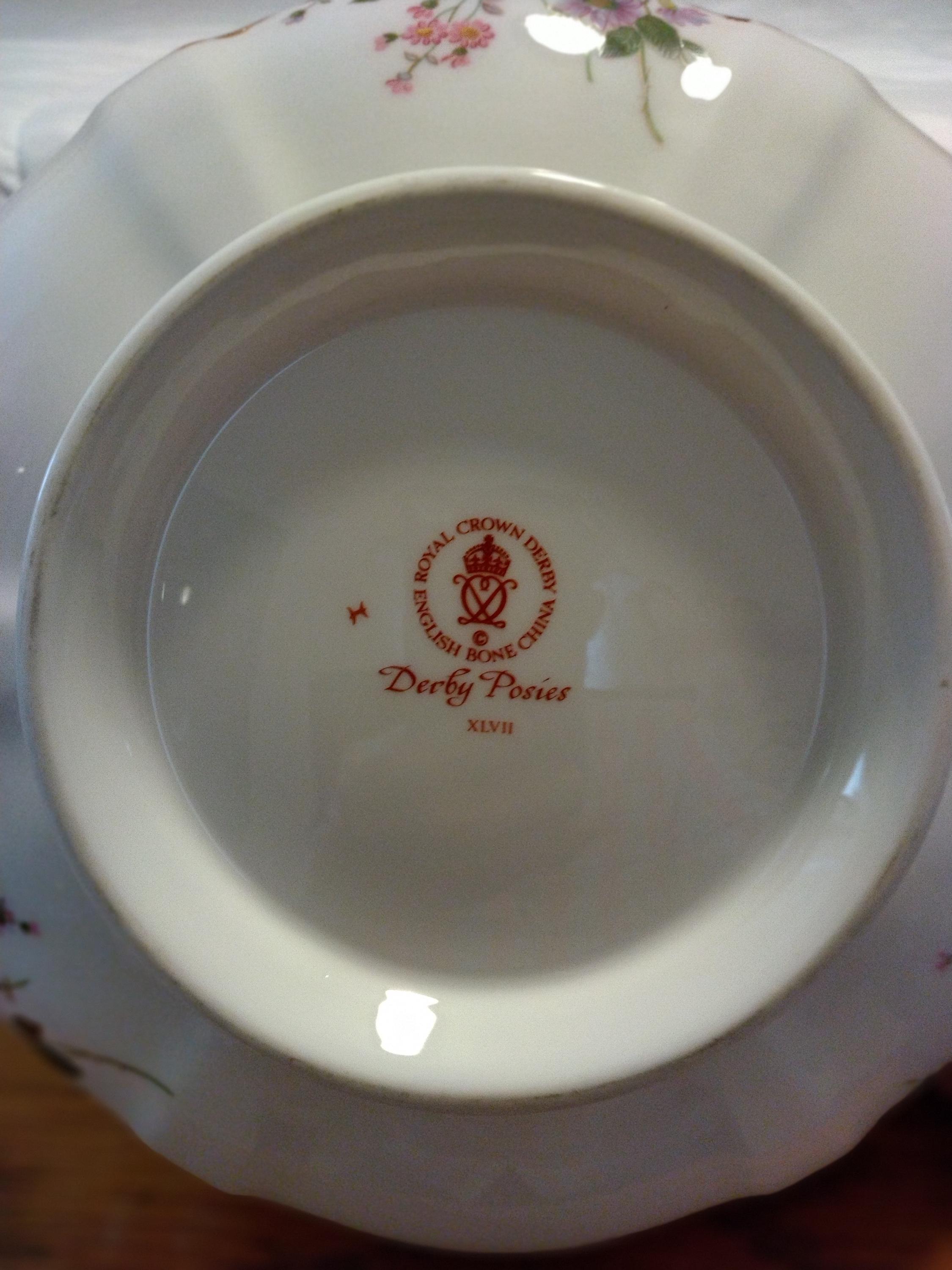 Vintage Royal Crown Derby, Derby Posies Collection, Vegetable/soup ...