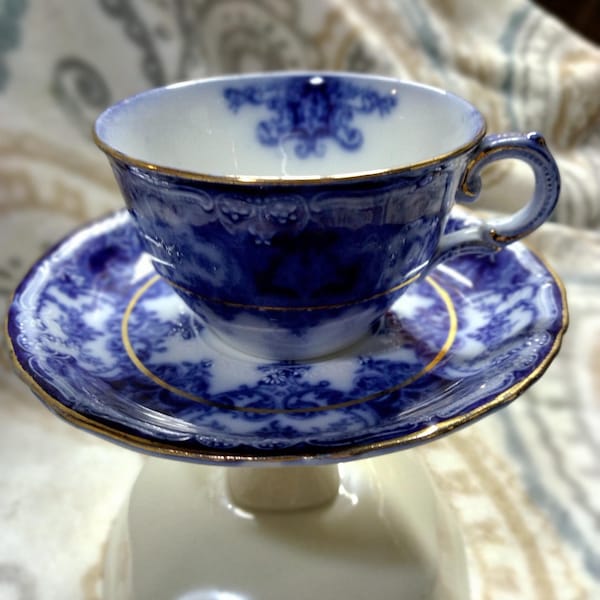 Flow Blue Tea Cup - Etsy