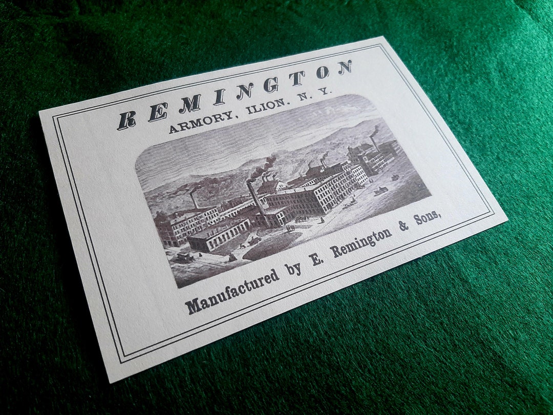 Remington Gun Case Label - Etsy