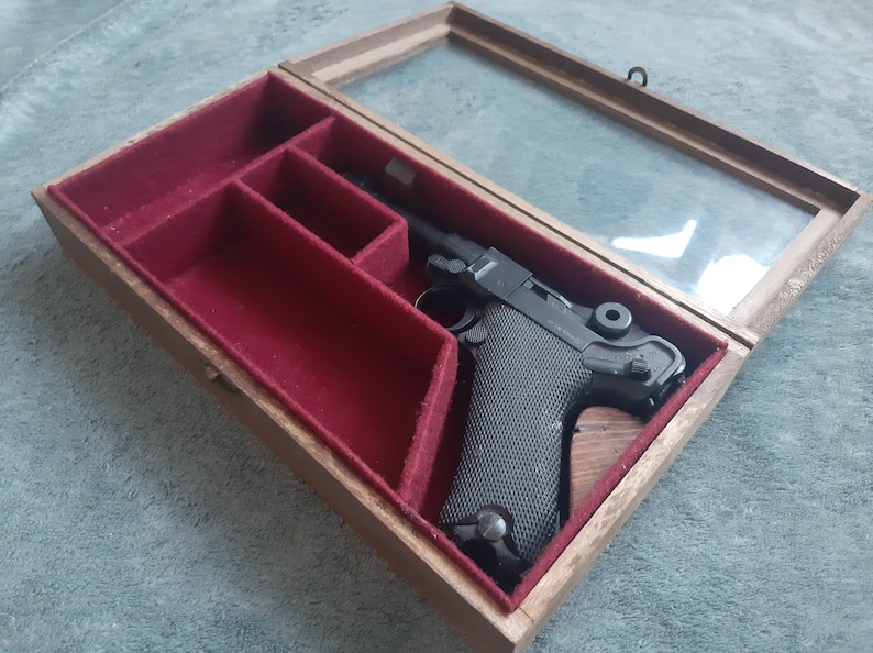 Wooden Display Case for Luger P08 Pistol - Etsy