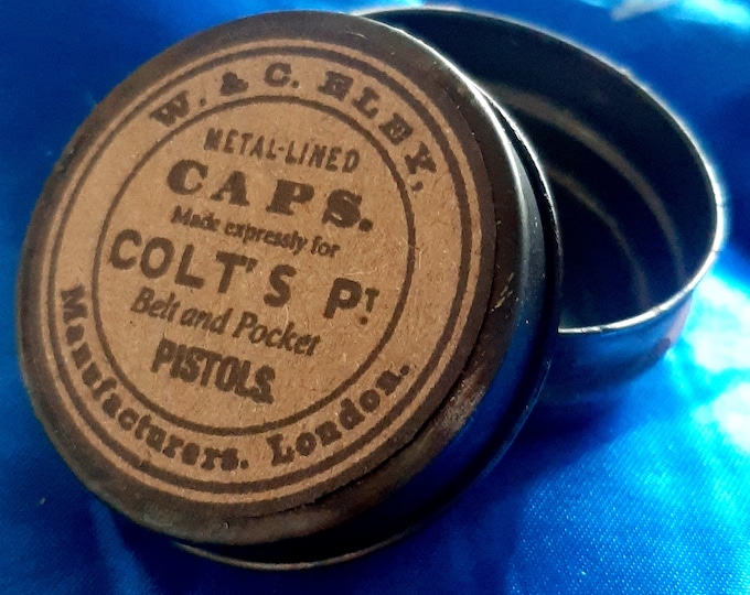 Colt Percussion Cap Tins Green Label/empty - Etsy