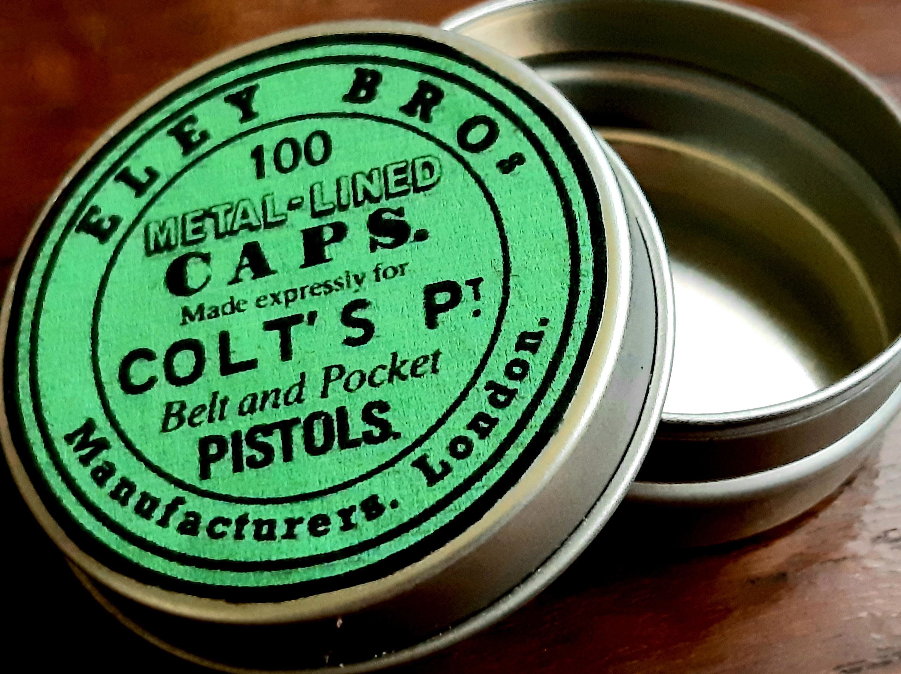 Replica Colt Percussion Cap Tin No.3 - Etsy