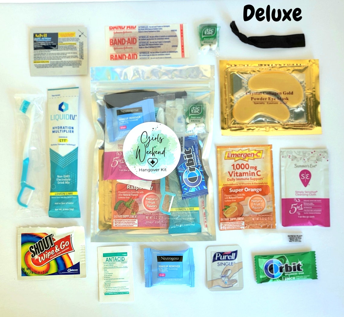 Girls Weekend Hangover Recovery Kit Bachelorette Kit Favor - Etsy