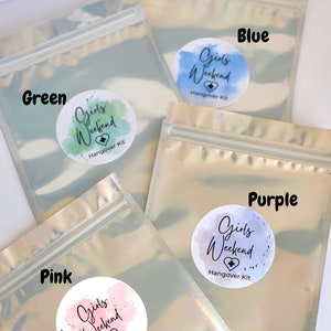 Girls Weekend Hangover Recovery Kit Bachelorette Kit Favor Travel Kit ...