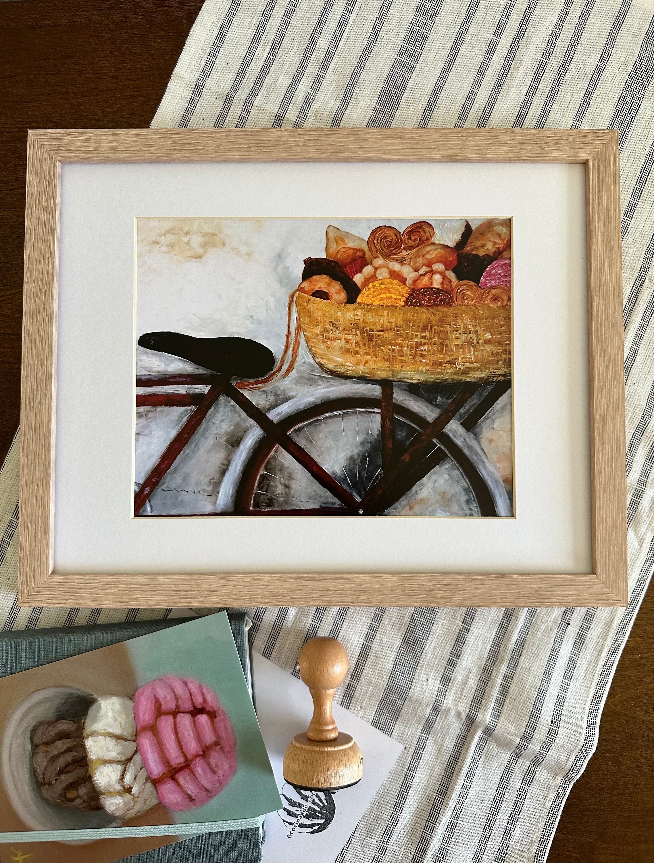 Pan Dulce Art Print, Mexican Pastries, Mexican Kitchen Decor, Conchas ...
