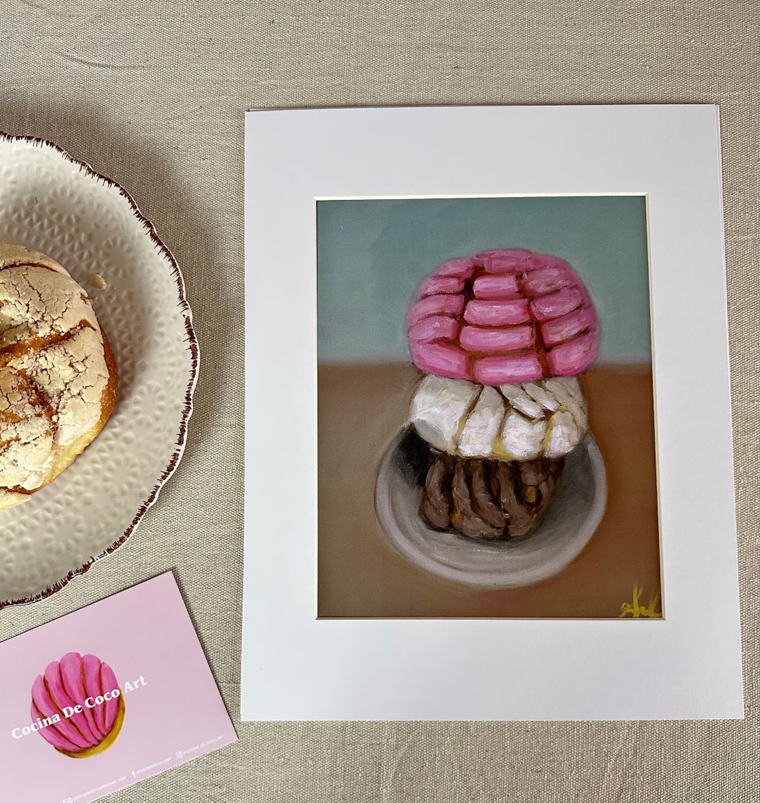 Pan Dulce Art Print, Conchas, Food Art, Cocina Y Cultura, Kitchen Art ...